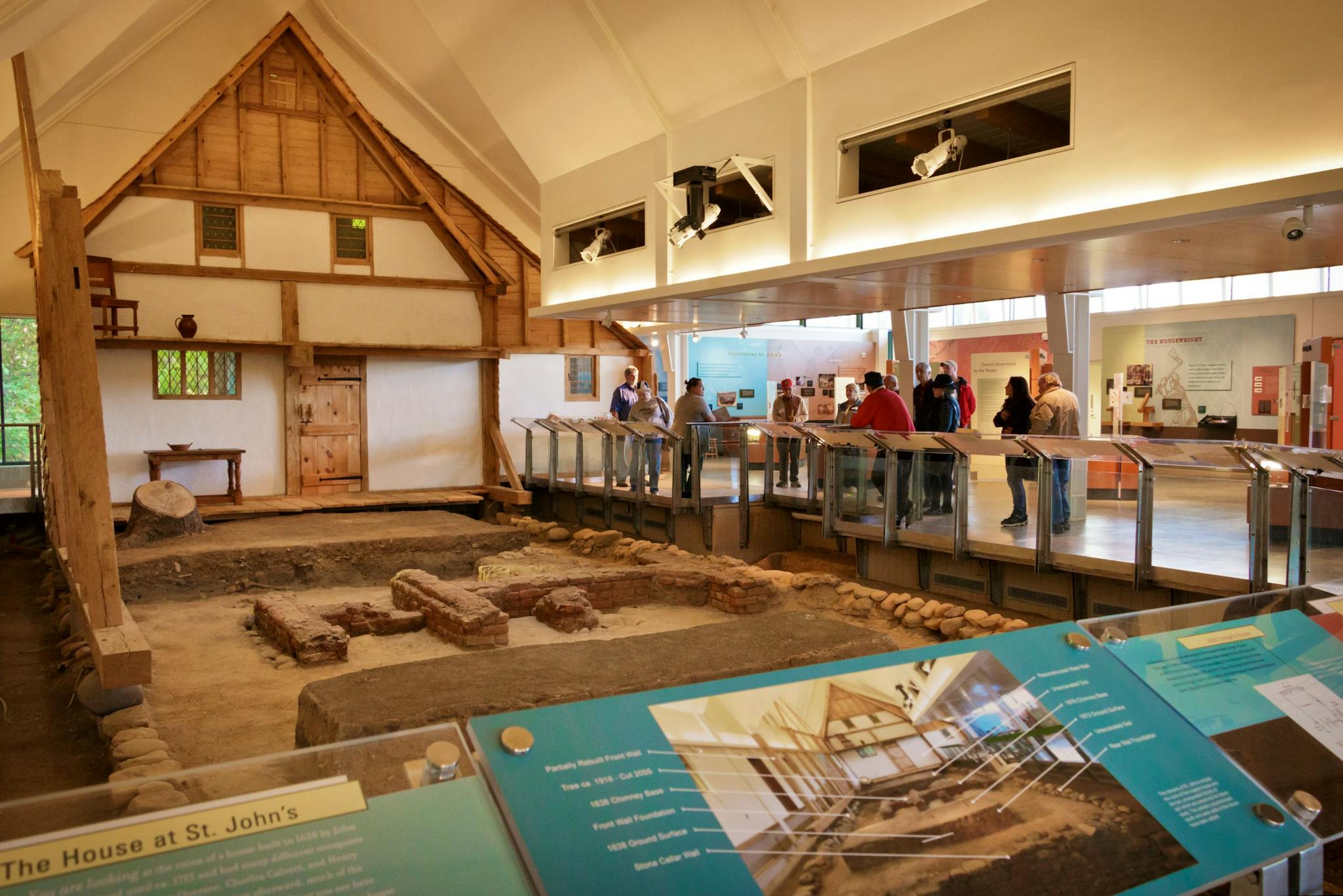 Visitor Center - Exhibits – Historic St. Mary's City - A Museum of ...